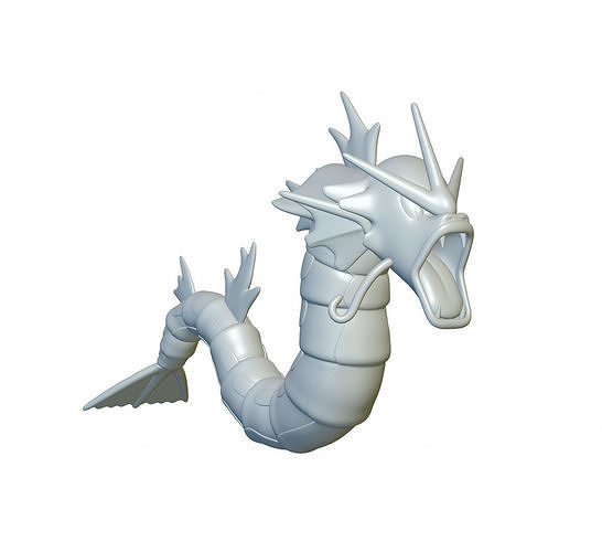 Pokemon Gyarados - 130 3D model 3D printable | CGTrader