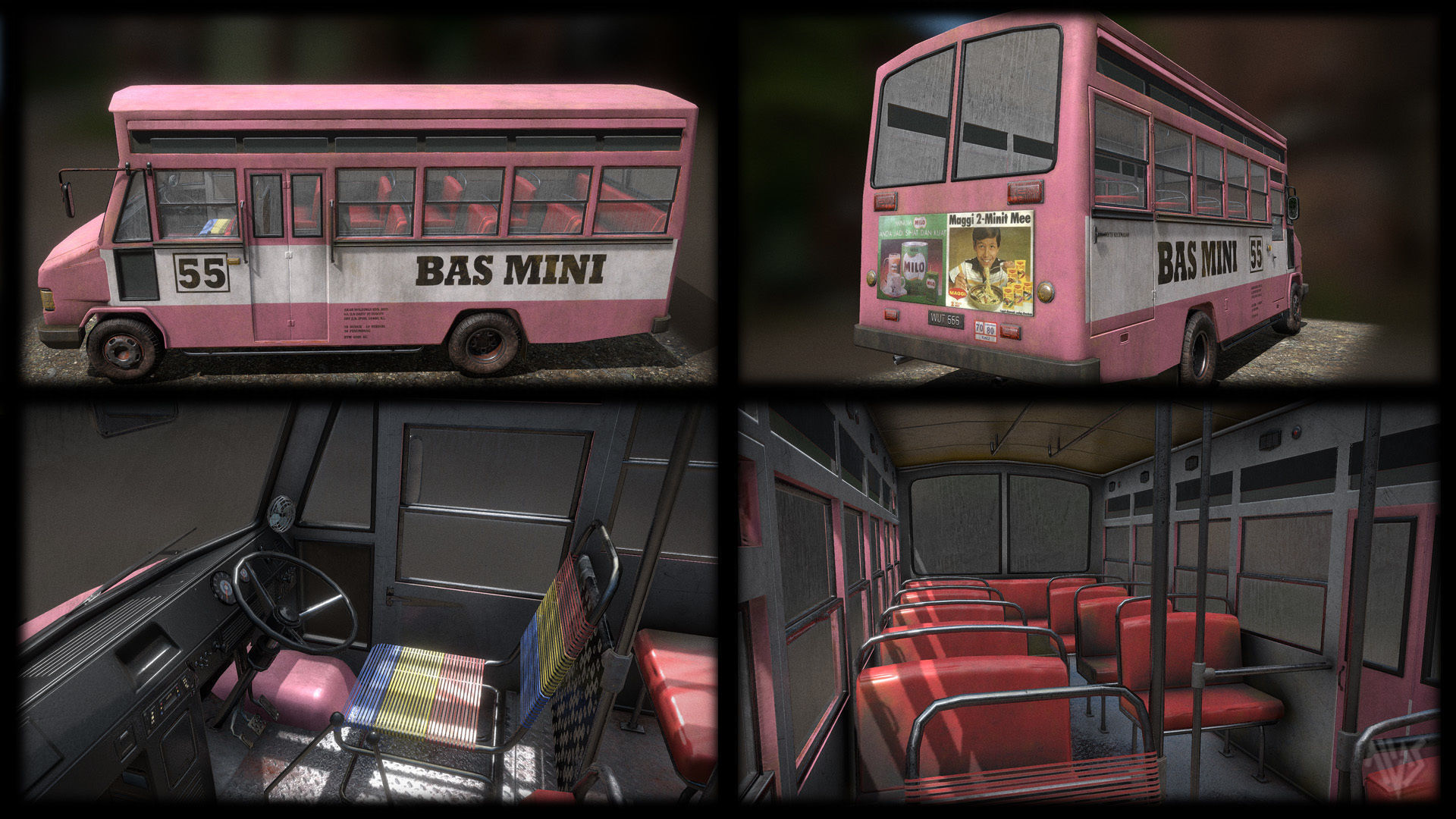 3D model Bas Mini v01 VR / AR / low-poly | CGTrader