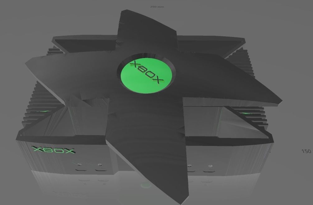 original Xbox container 3D model 3D printable | CGTrader