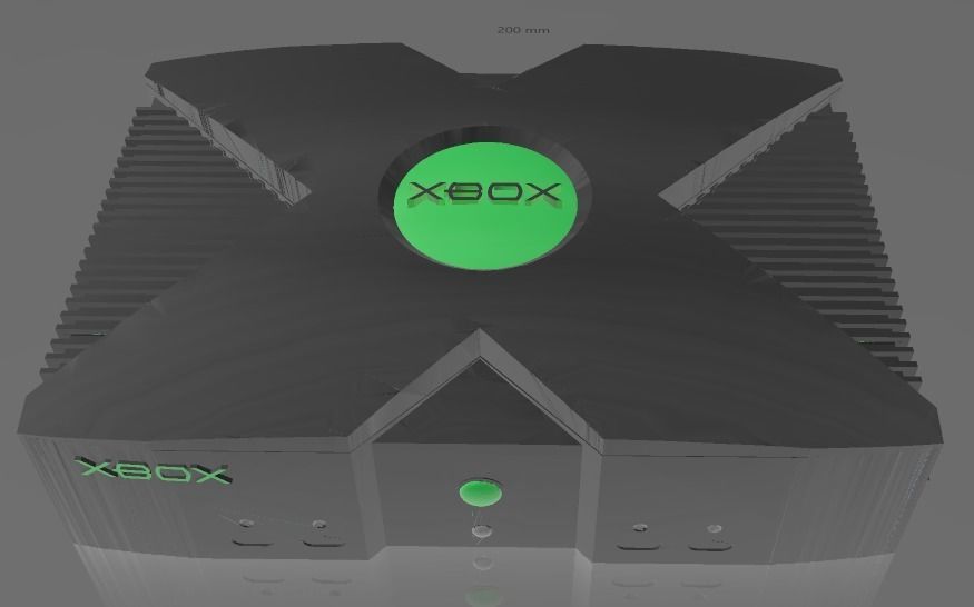 original Xbox container 3D model 3D printable | CGTrader