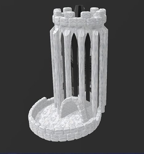 dice tower 3D model 3D printable | CGTrader