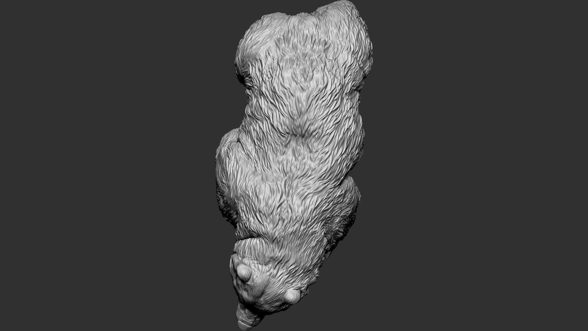 Bear 4 - STL - RPG MINIATURE 3D model 3D printable | CGTrader