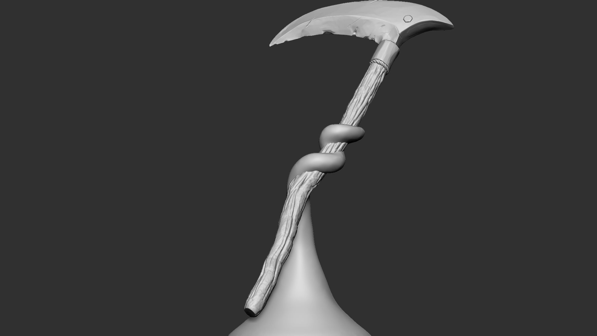 Scythe Spiritual Weapon - STL - RPG MINIATURE 3D model 3D printable ...