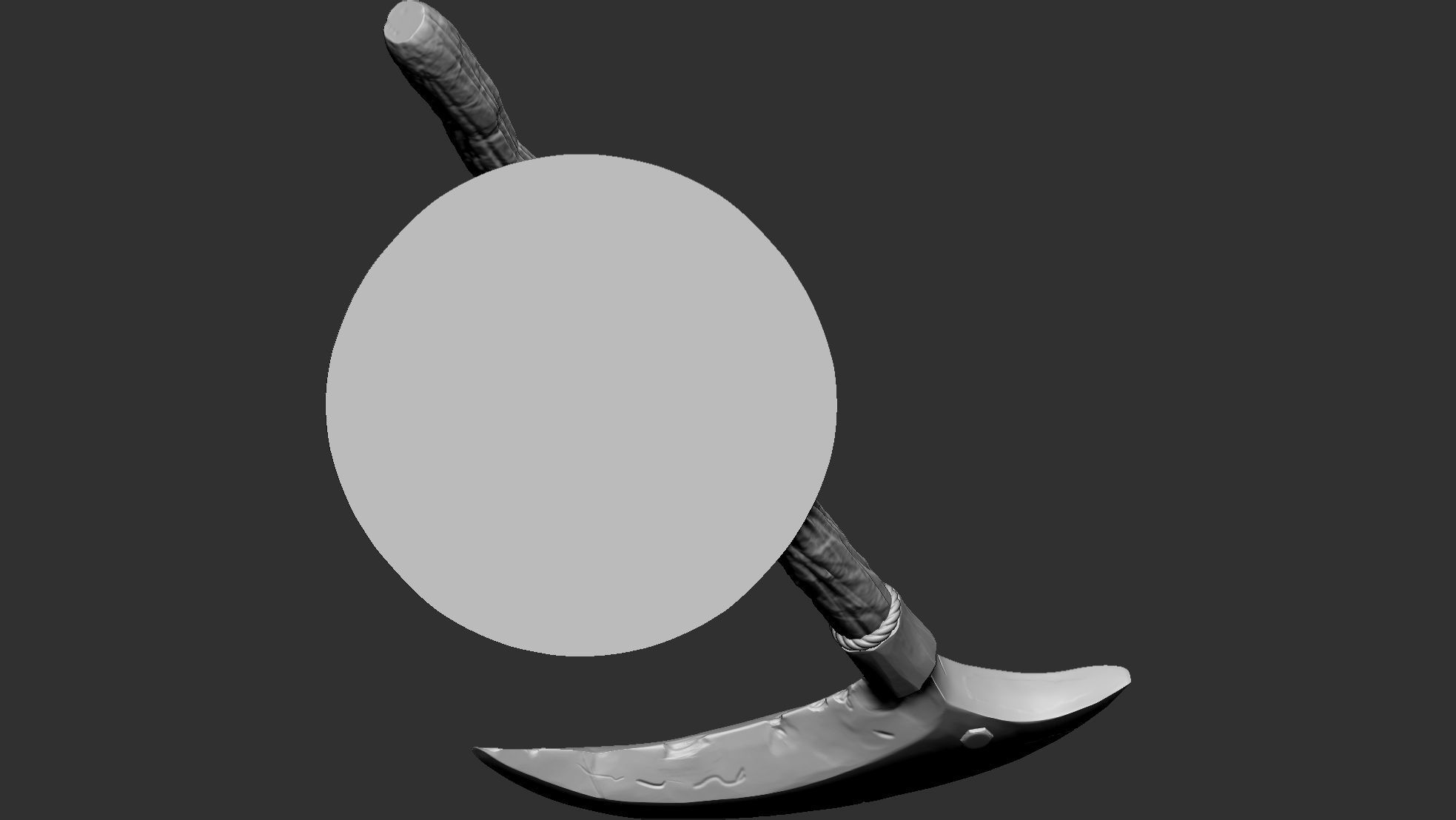 Scythe Spiritual Weapon - STL - RPG MINIATURE 3D model 3D printable ...