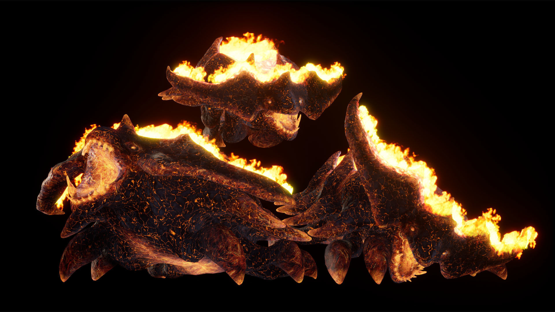 3D model Hell Bug Low-poly game engine ready 3D model VR / AR / low ...