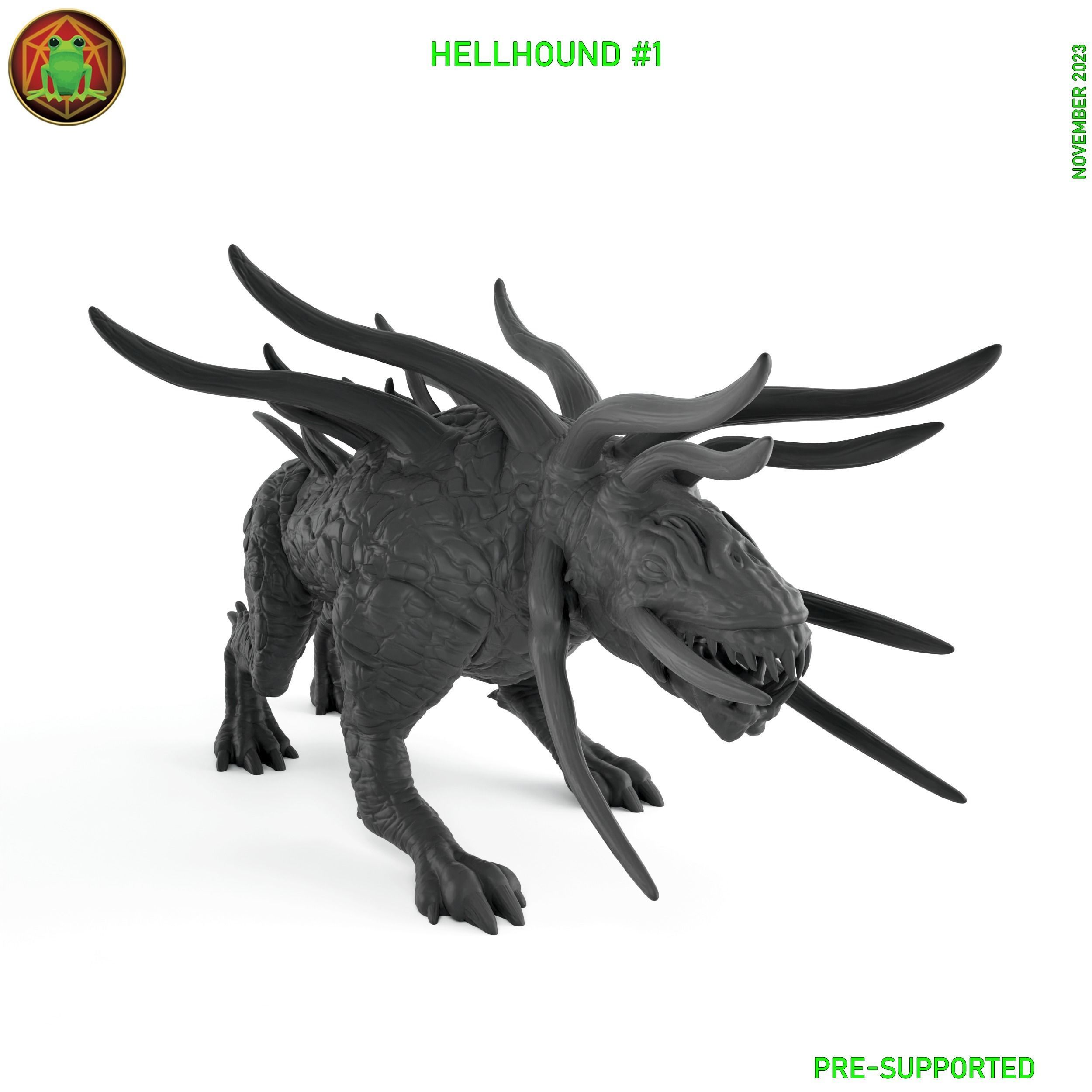 Hell hound predator - STL 3D model 3D printable | CGTrader