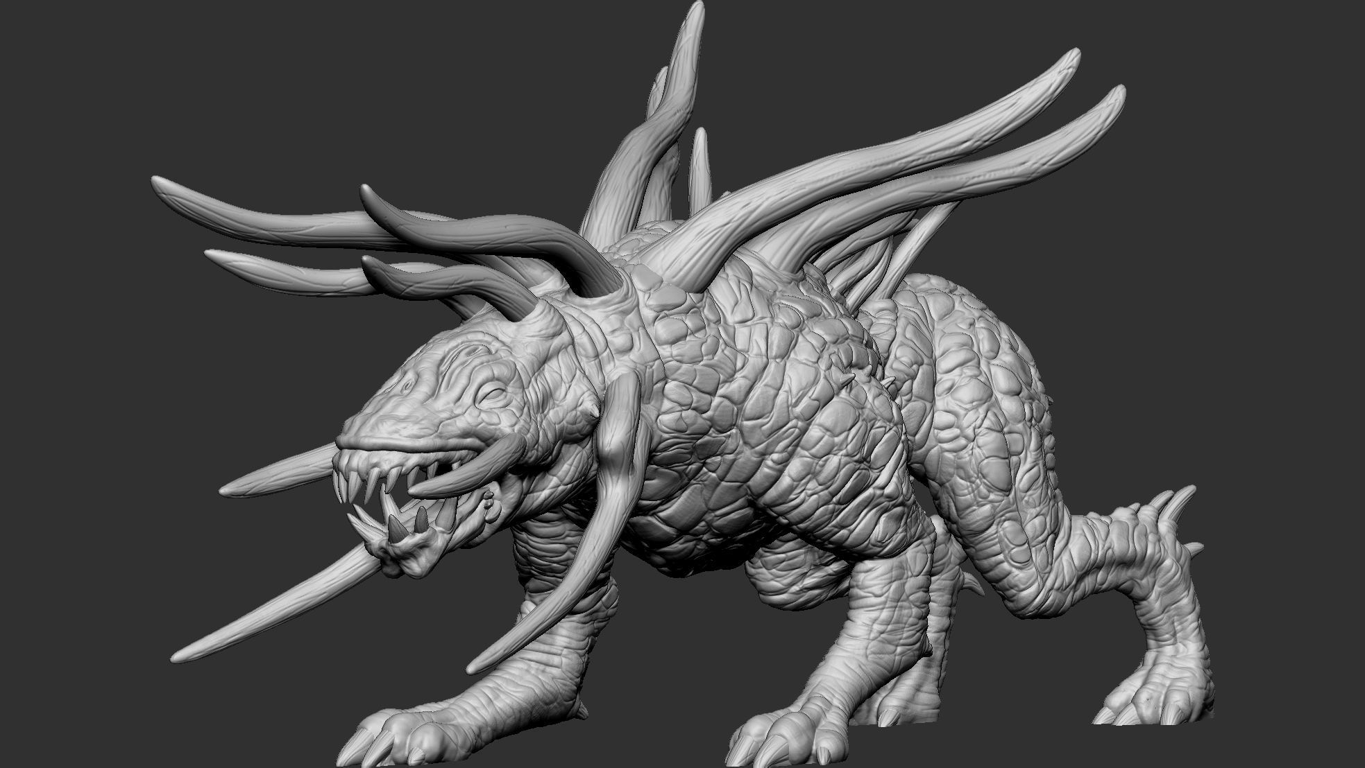 Hell hound predator - STL 3D model 3D printable | CGTrader