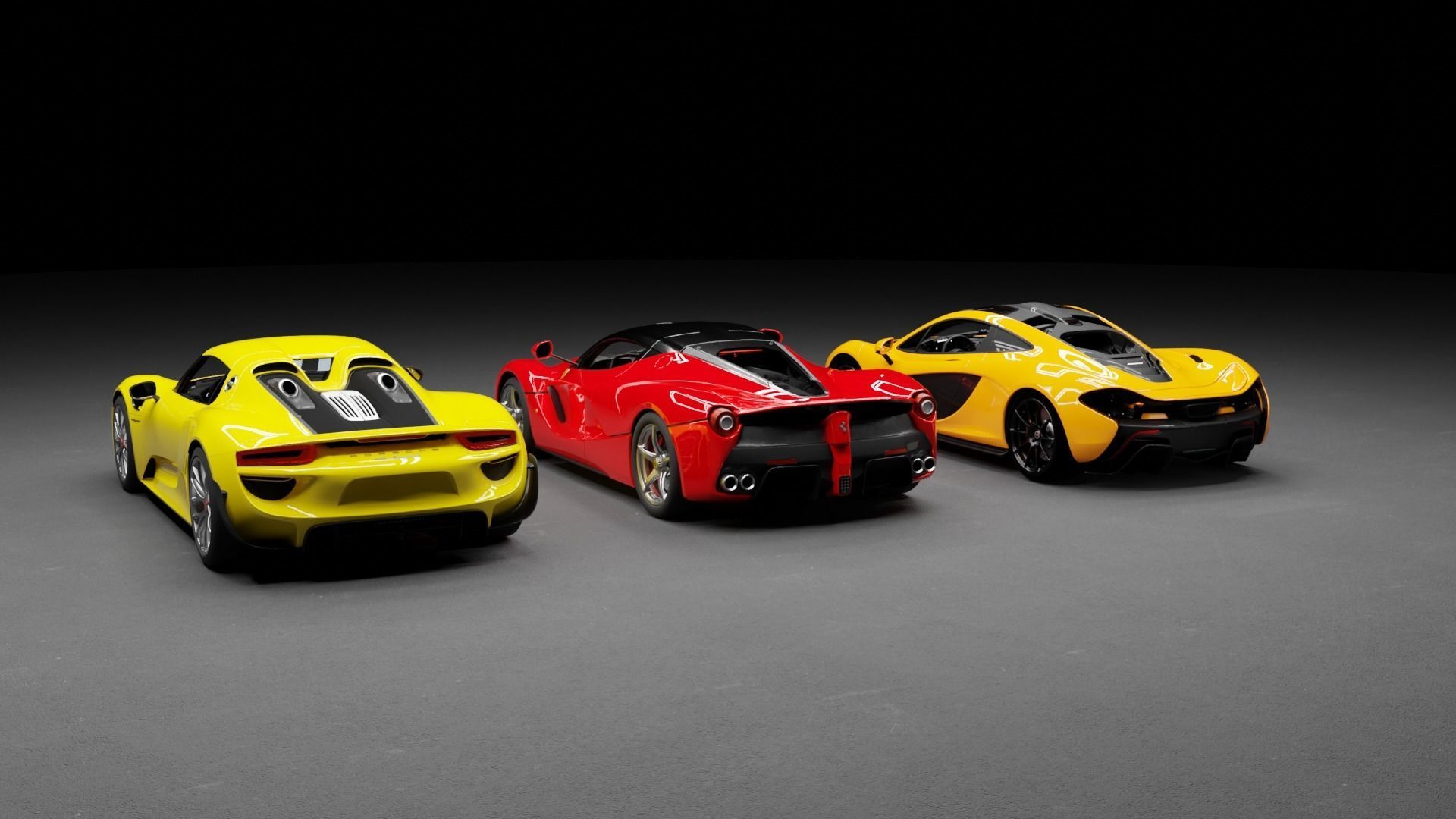 Holy Trinity 2000s Car Pack 3D model animated rigged | CGTrader