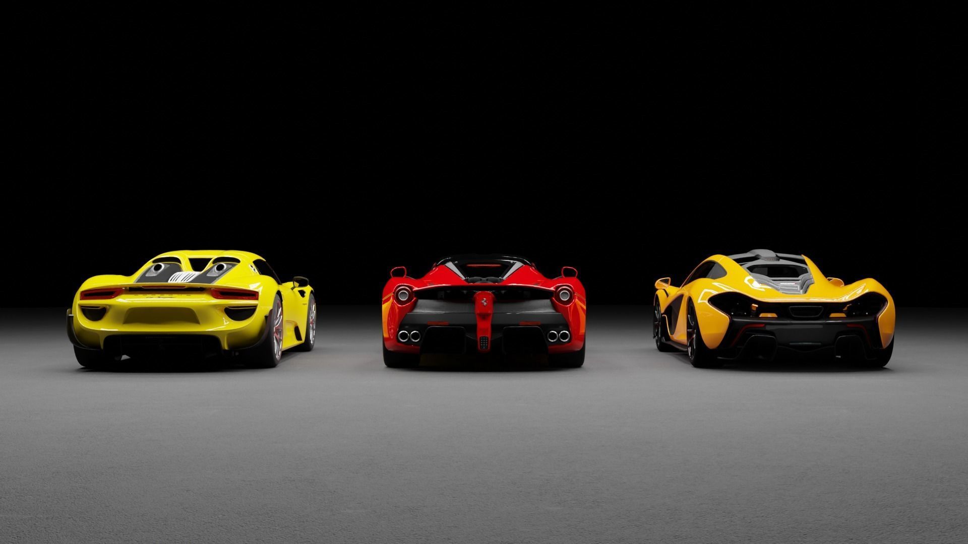 Holy Trinity 2000s Car Pack 3D model animated rigged | CGTrader