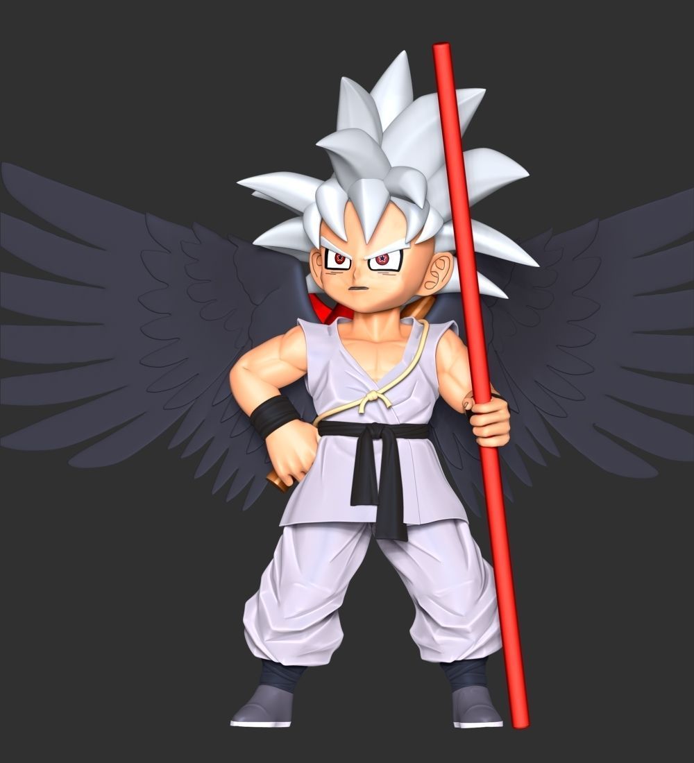 Goku Seraphim - Dragon Ball 3D model 3D printable | CGTrader