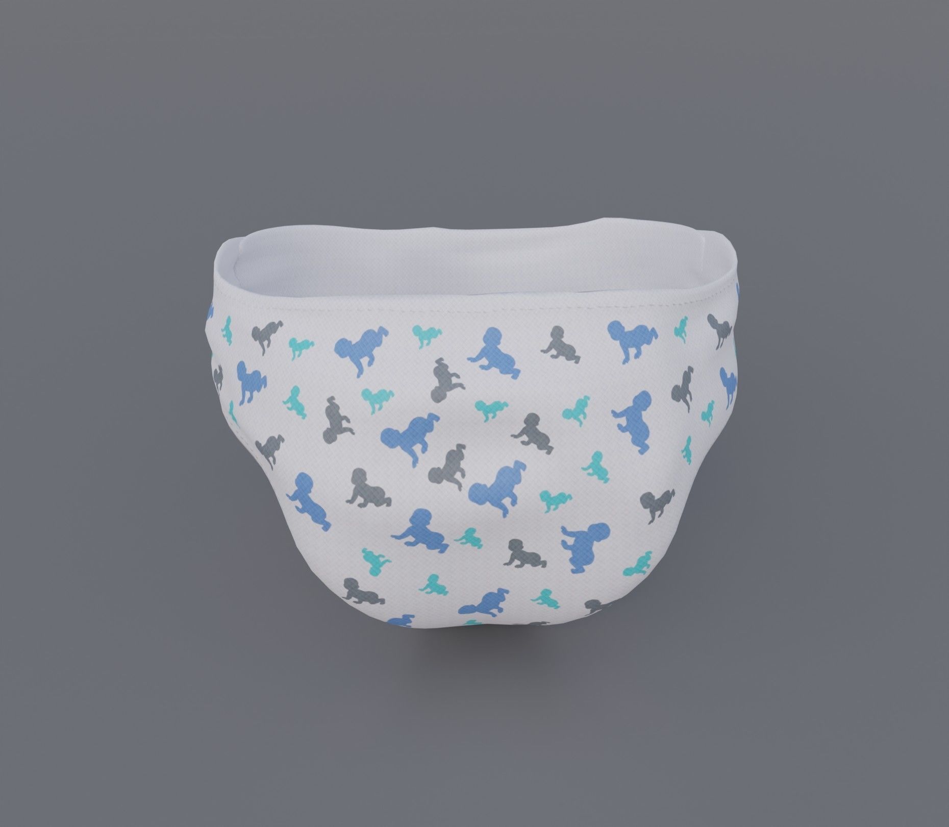 3D model Baby Diaper VR / AR / low-poly | CGTrader