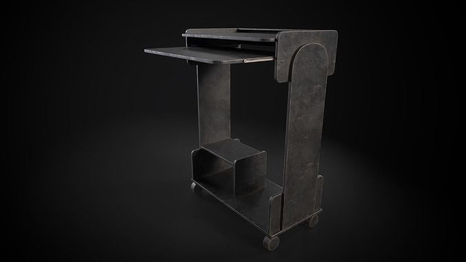 computer desk 3D model | CGTrader