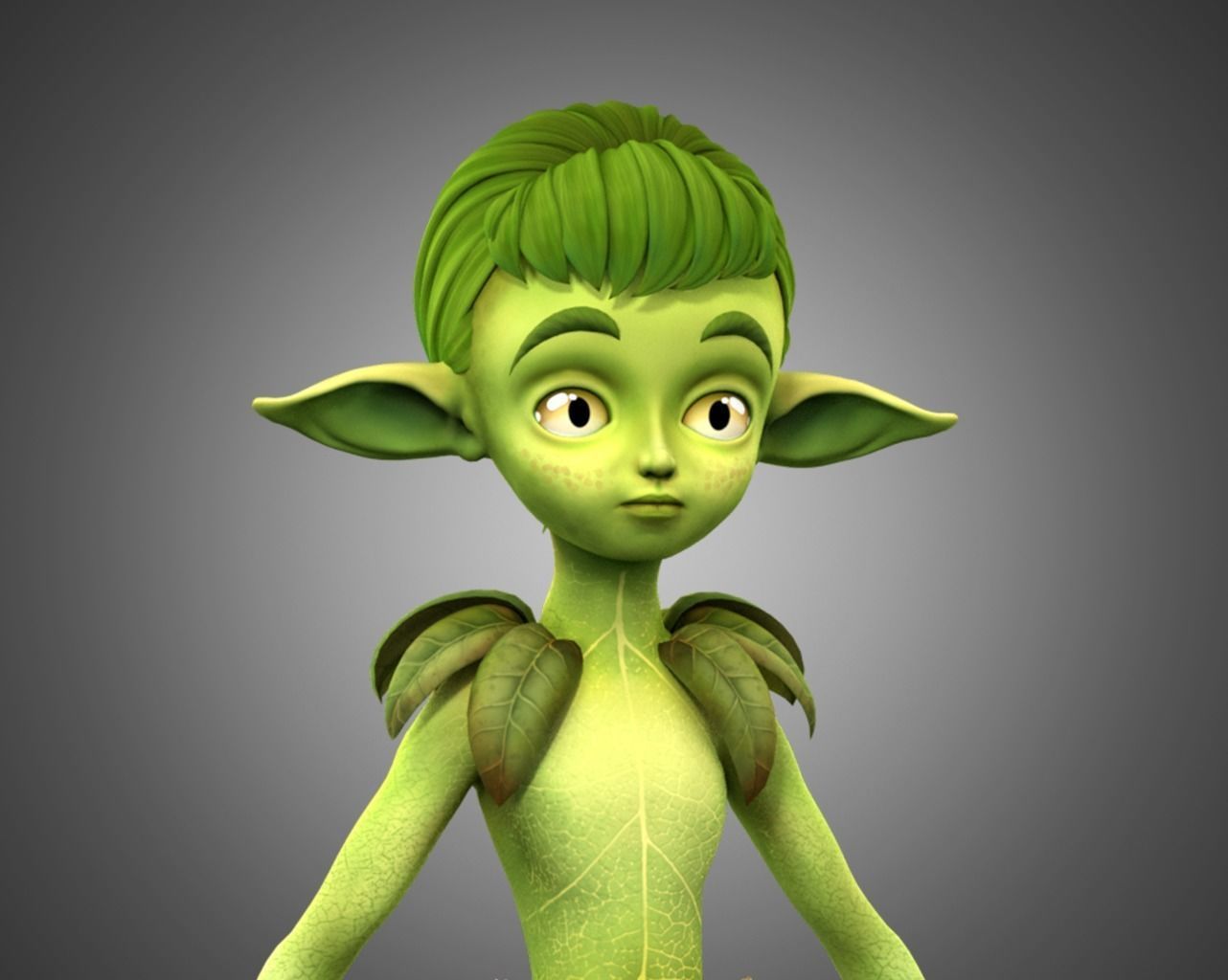 3D model Elf - young guardian of the forest VR / AR / low-poly | CGTrader