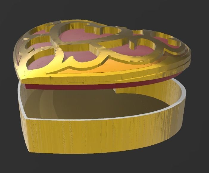 zelda heart box 3D model 3D printable | CGTrader