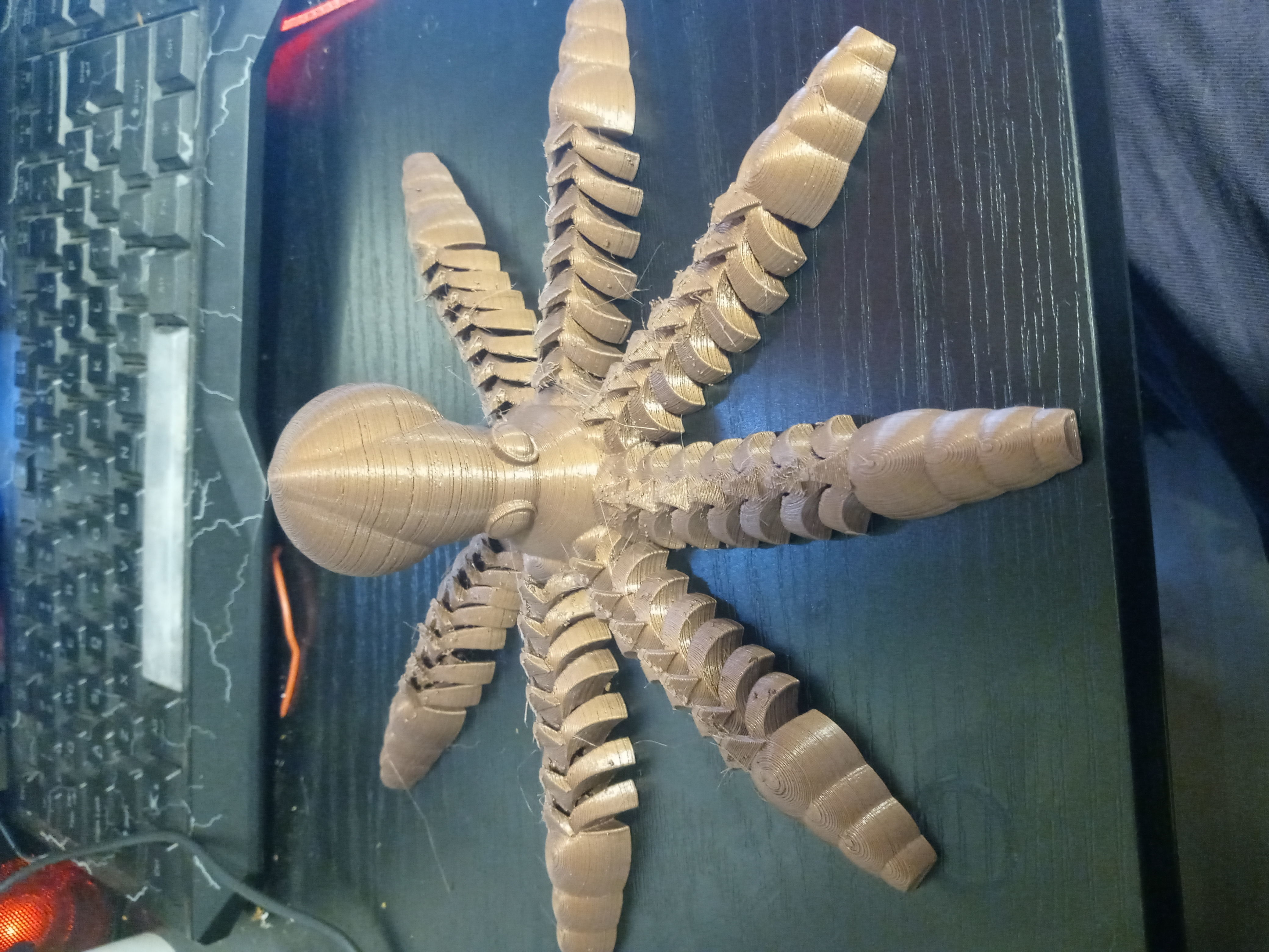 flexi squid 3D model 3D printable | CGTrader