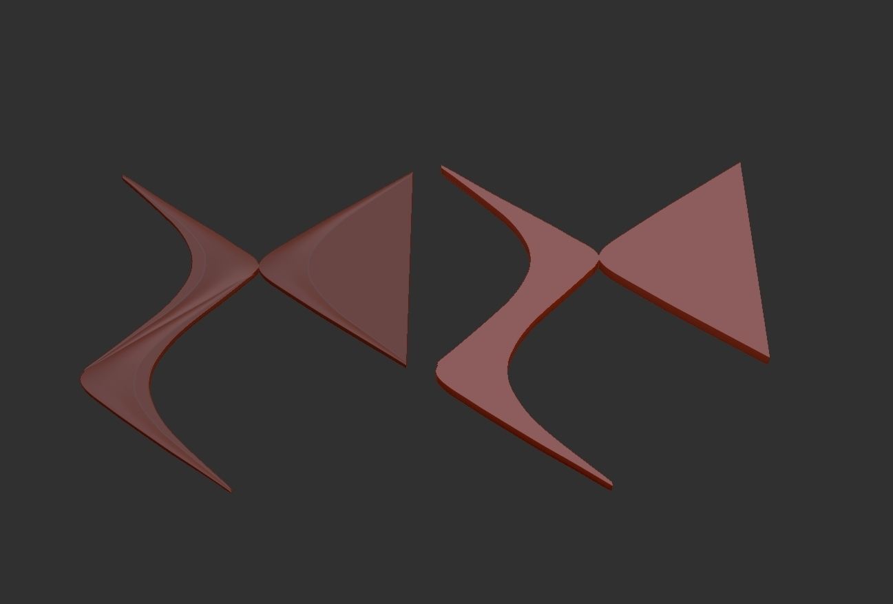 DS Automotive Logo 3D model 3D printable | CGTrader