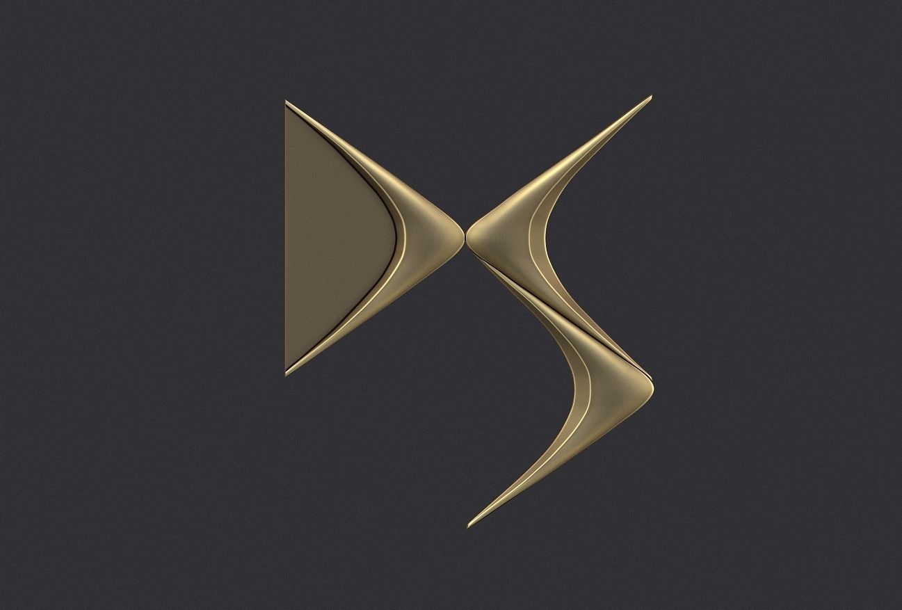 DS Automotive Logo 3D model 3D printable | CGTrader