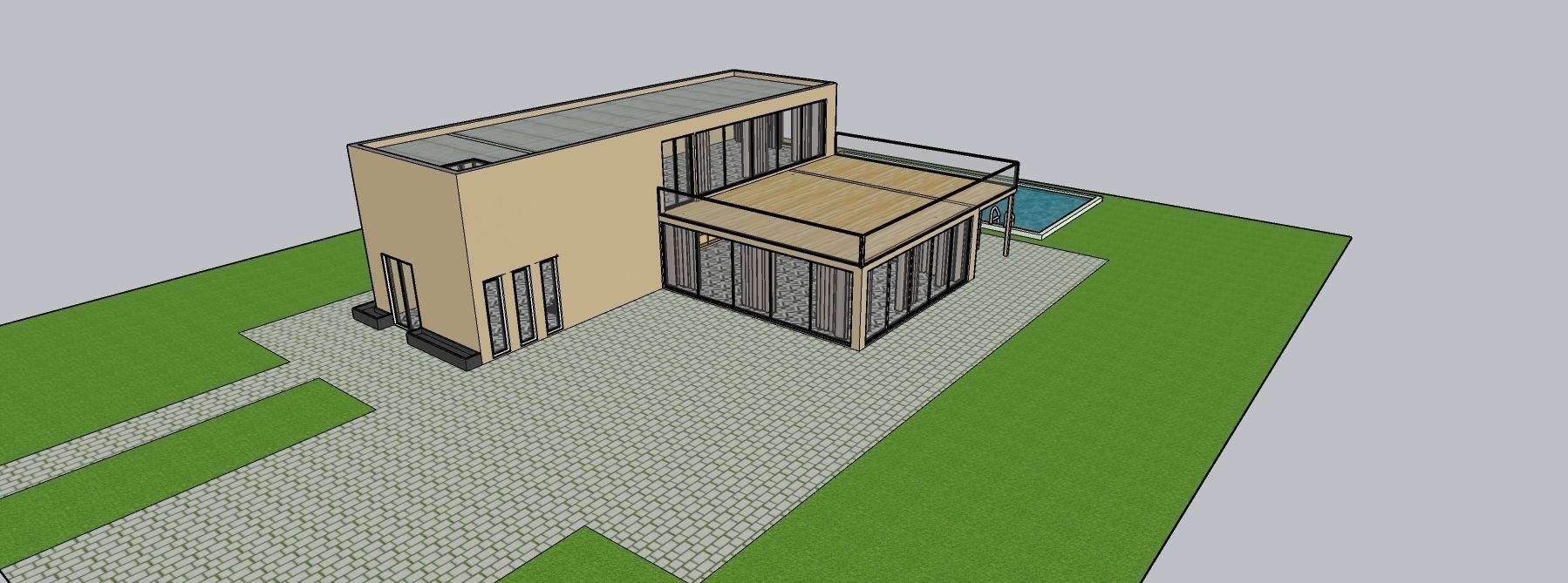 modern villa concept 3D model | CGTrader