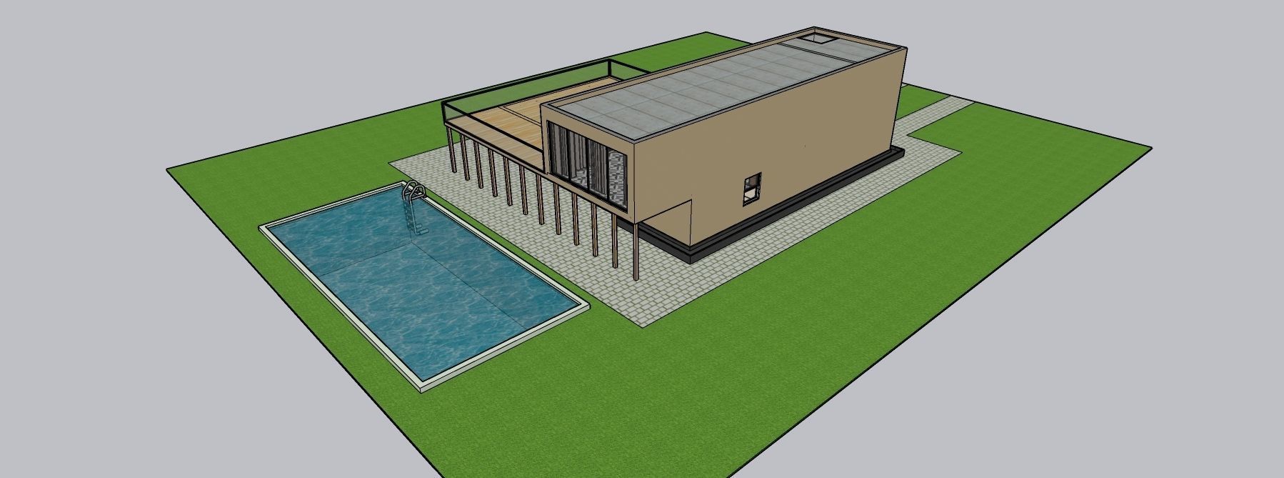 modern villa concept 3D model | CGTrader