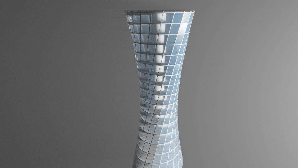 Helix building free VR / AR / low-poly 3D model | CGTrader