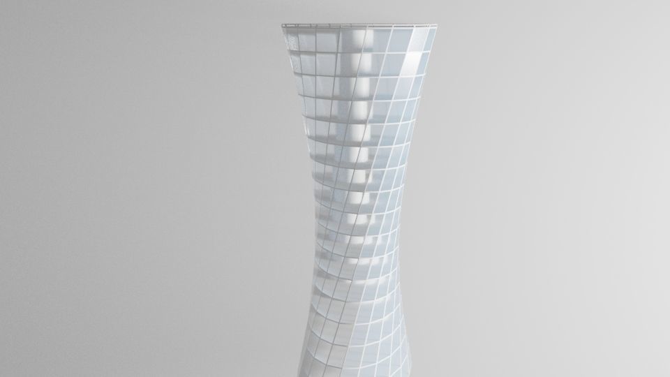 Helix building free VR / AR / low-poly 3D model | CGTrader