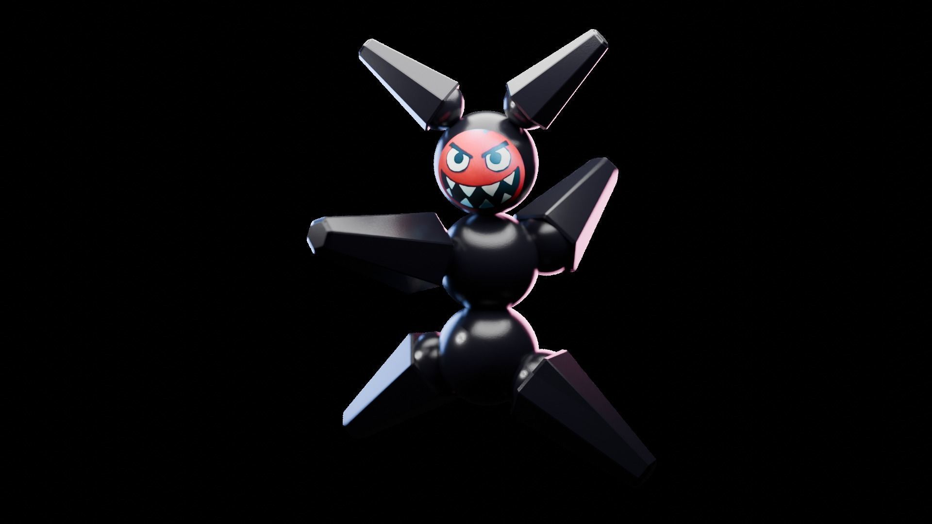 3D model Nanobot Evil Mode 3D Model VR / AR / low-poly | CGTrader