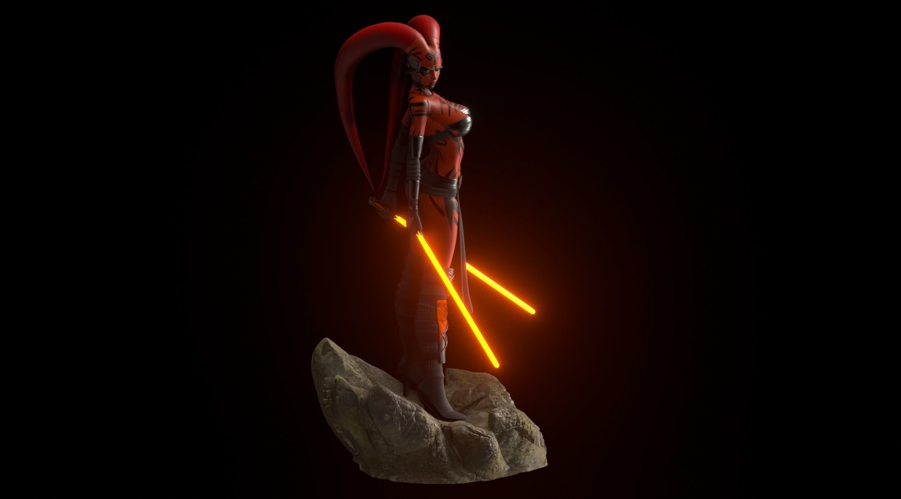 Darth Talon - 1TO10 STL FILE 3D PRINT MODEL 3D model 3D printable ...