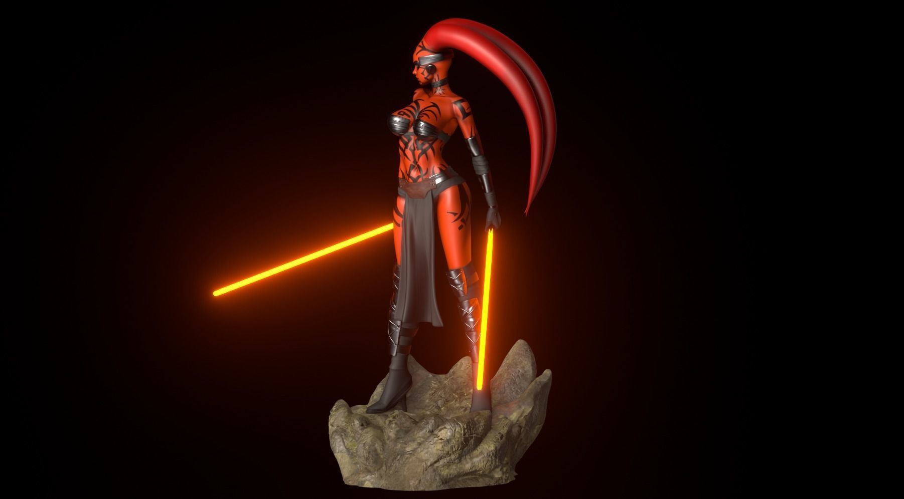 Darth Talon - 1TO10 STL FILE 3D PRINT MODEL 3D model 3D printable ...