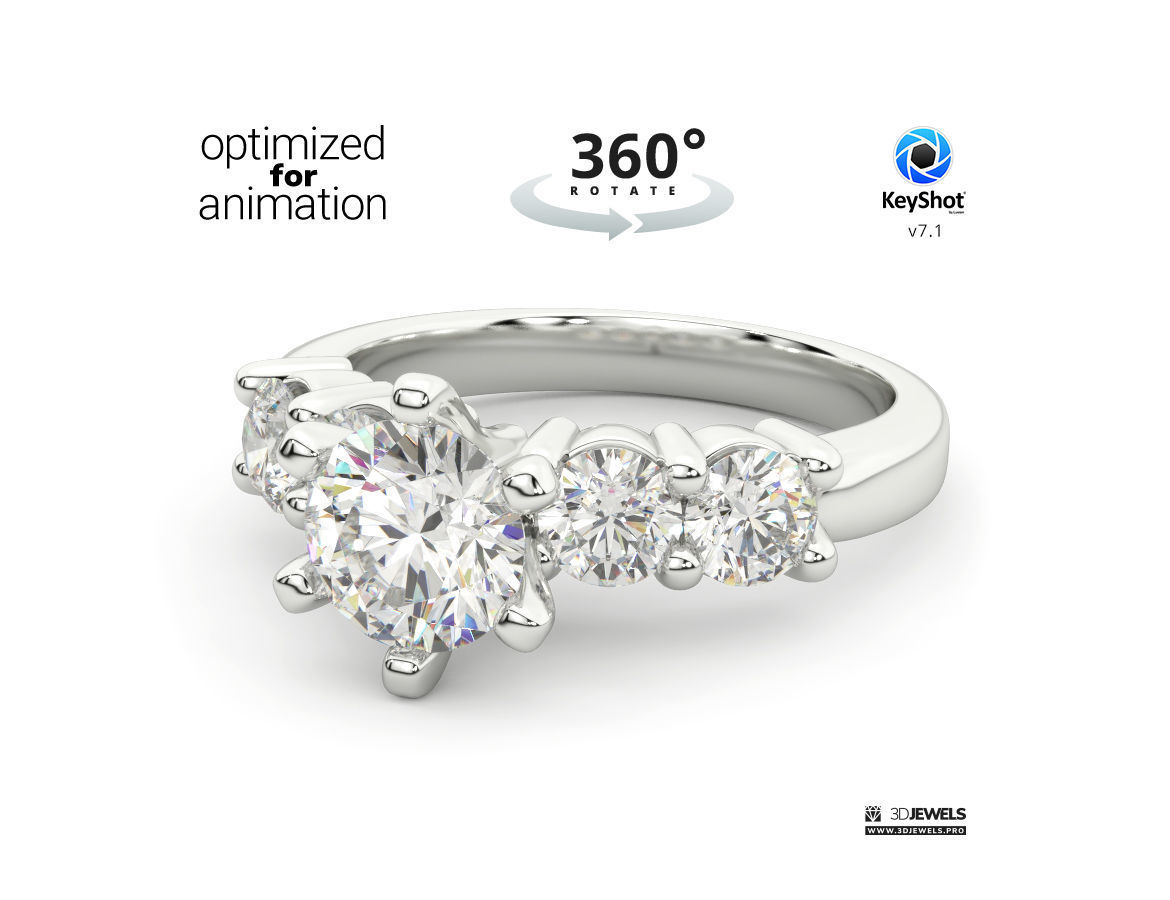 KeyShot Scene Setup For 3D Render Jewelry 360 Animation 3D model | CGTrader