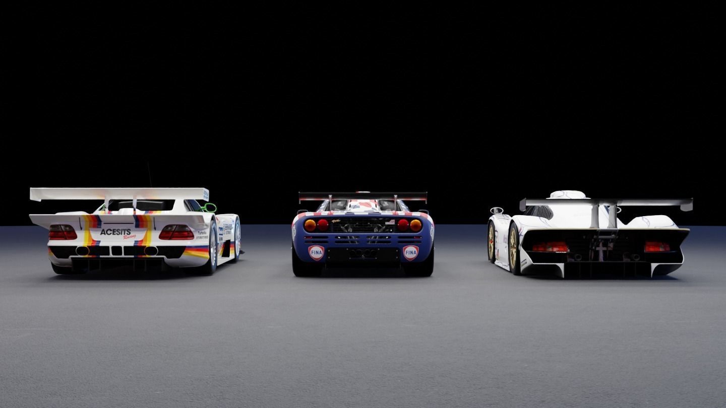 Holy Trinity 90s Car Pack 3D model animated rigged | CGTrader
