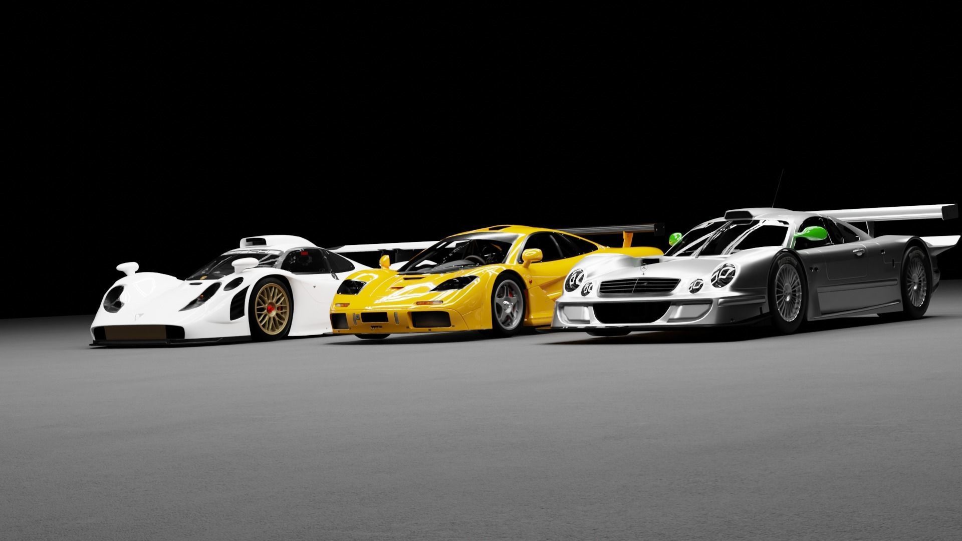 Holy Trinity 90s Car Pack 3D model animated rigged | CGTrader