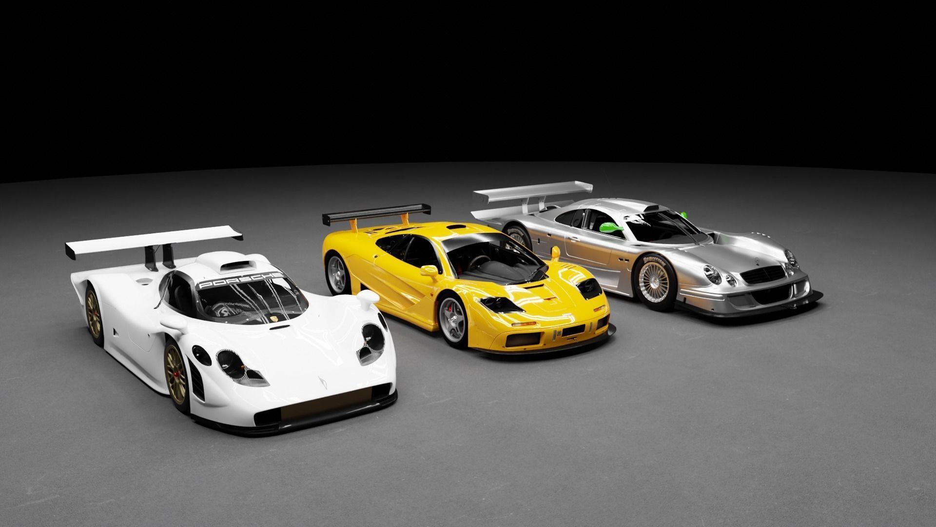 Holy Trinity 90s Car Pack 3D model animated rigged | CGTrader