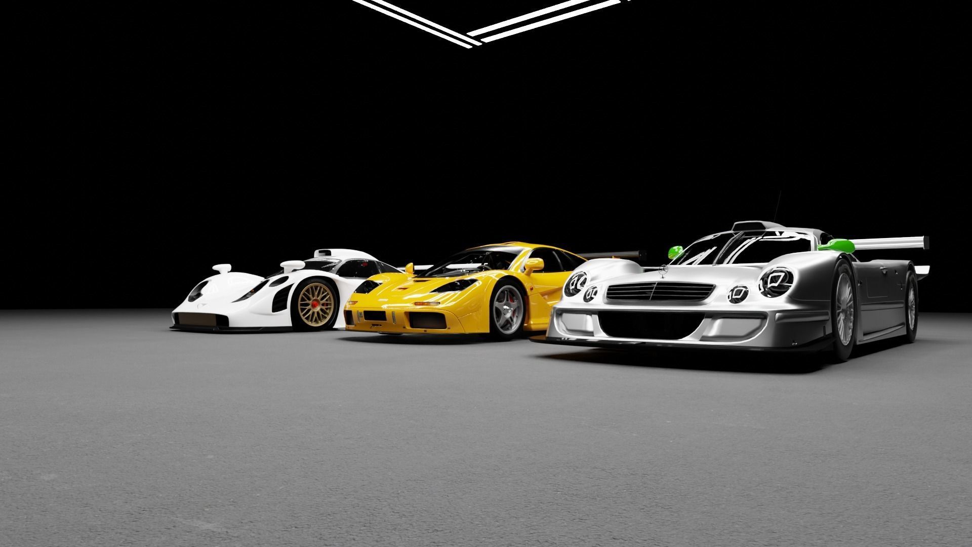 Holy Trinity 90s Car Pack 3D model animated rigged | CGTrader