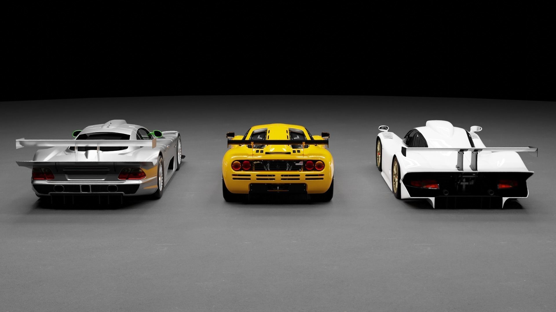 Holy Trinity 90s Car Pack 3D model animated rigged | CGTrader