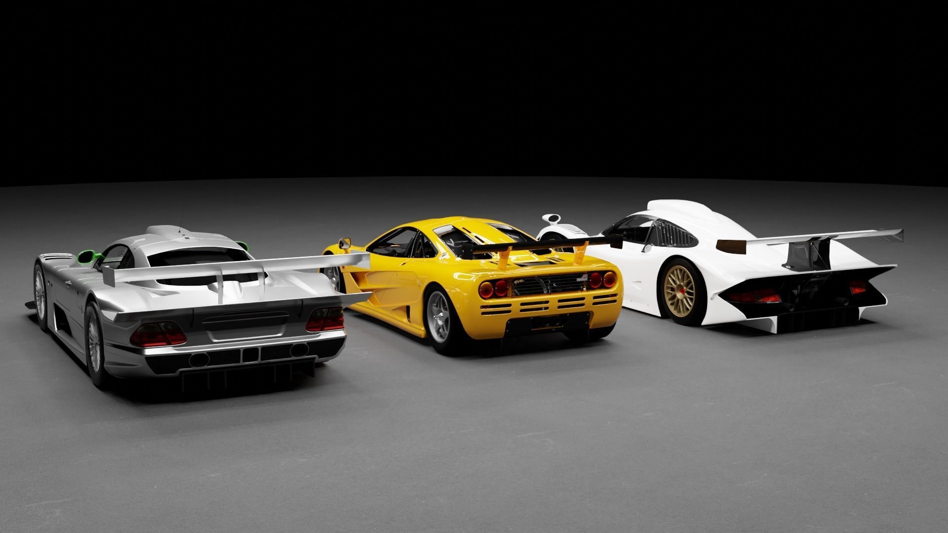 Holy Trinity 90s Car Pack 3D model animated rigged | CGTrader
