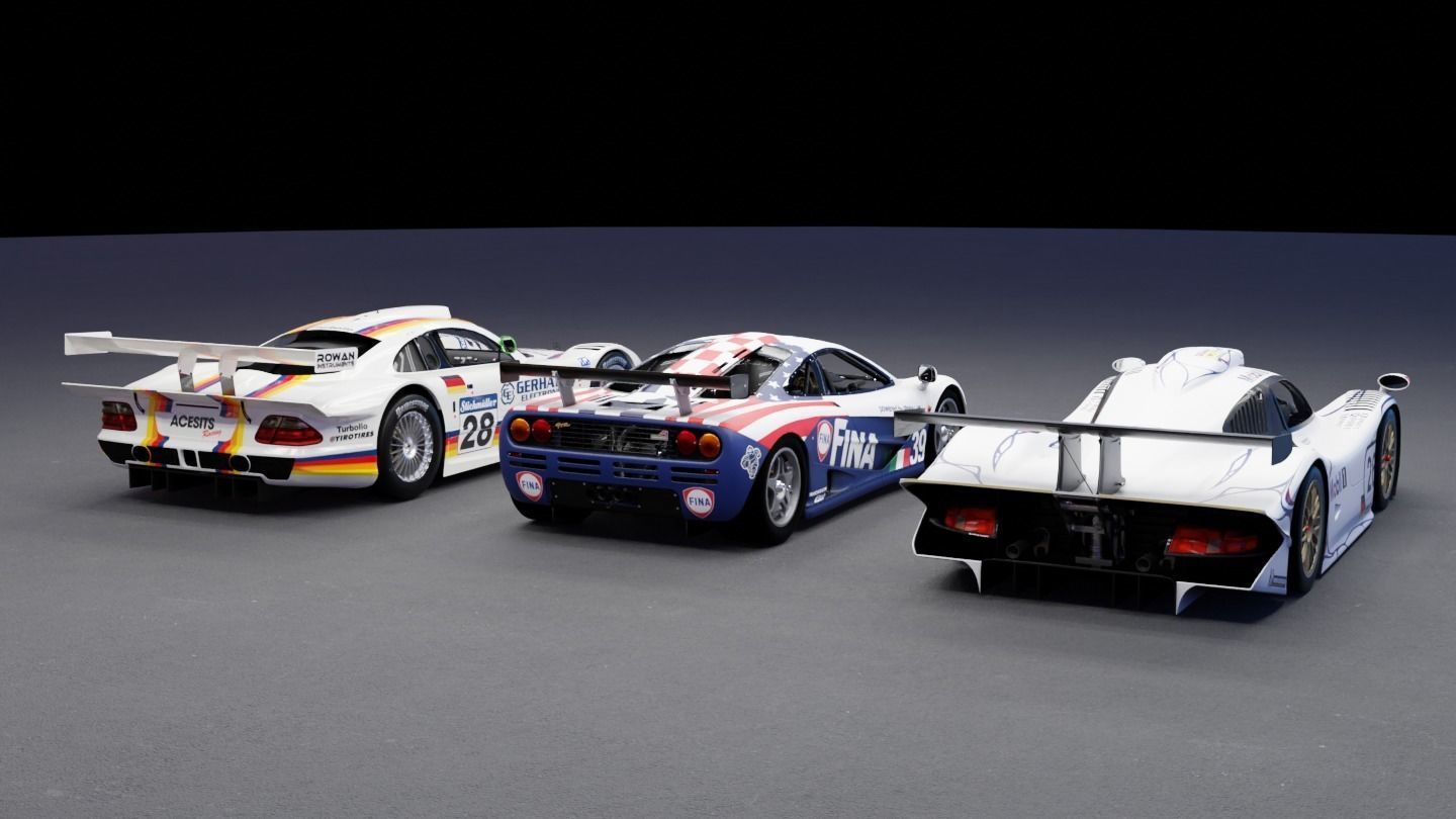 Holy Trinity 90s Car Pack 3D model animated rigged | CGTrader