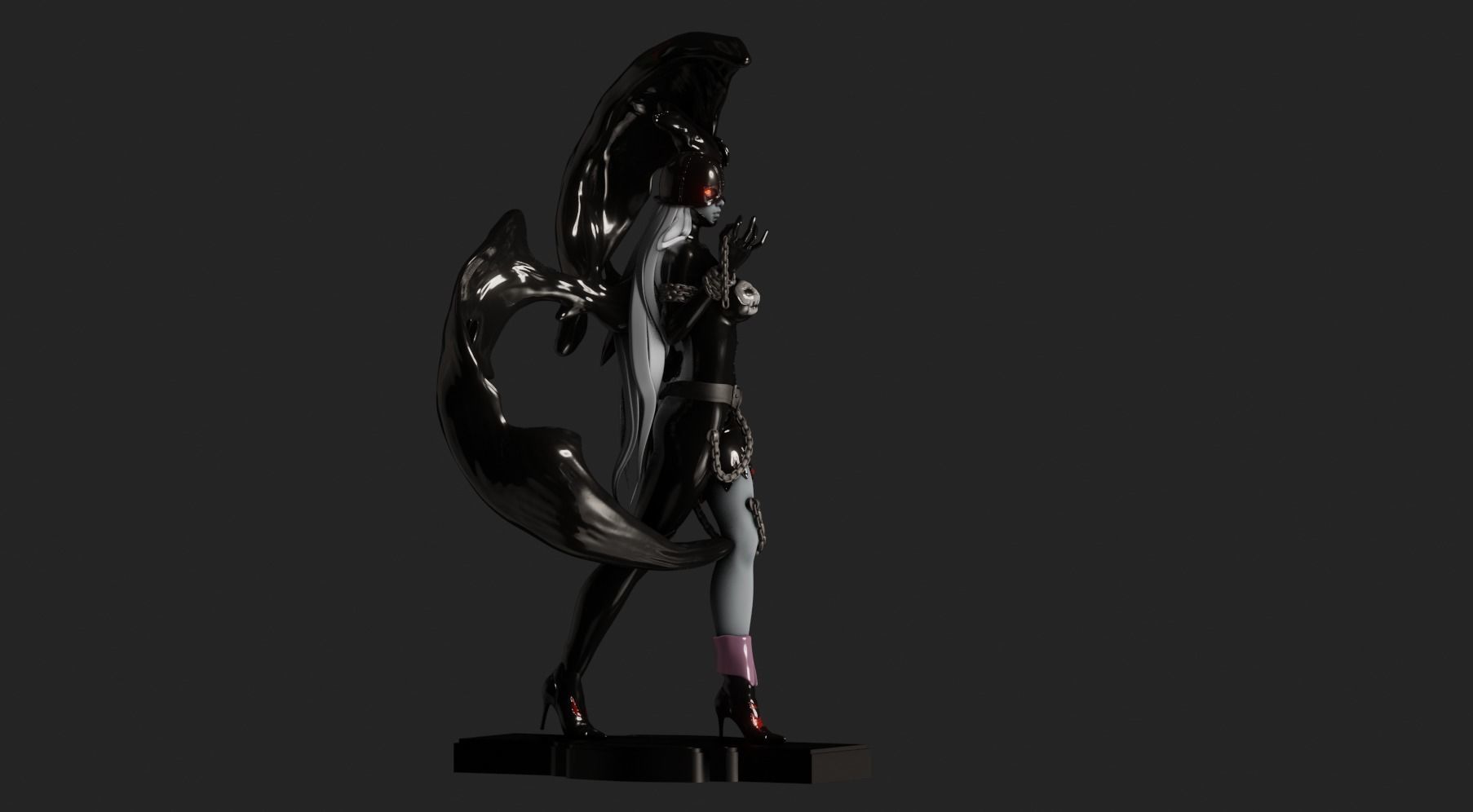 Lady Devimon - 1TO10 STL FILE 3D PRINT MODEL 3D model 3D printable | CGTrader