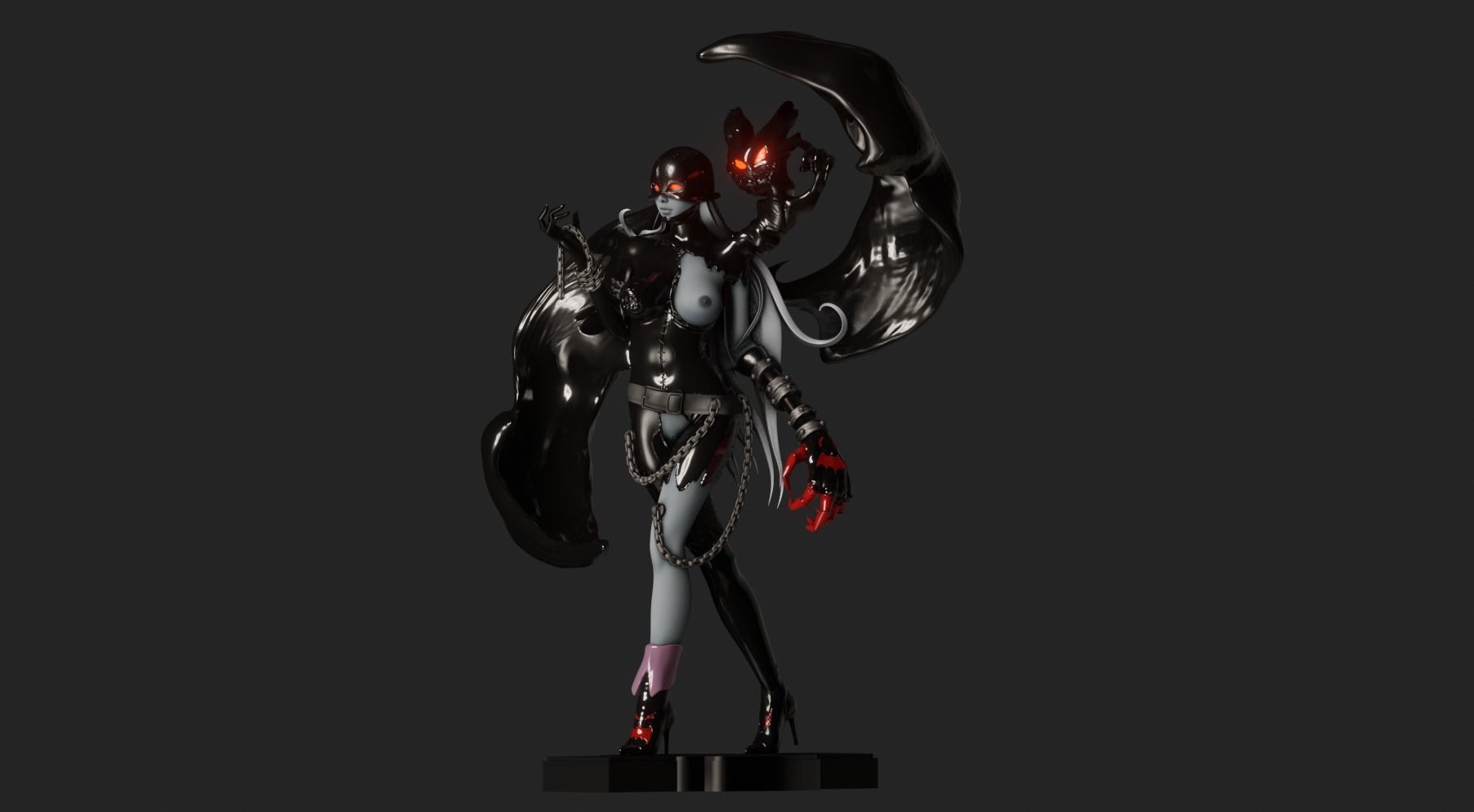 Lady Devimon - 1TO10 STL FILE 3D PRINT MODEL 3D model 3D printable | CGTrader
