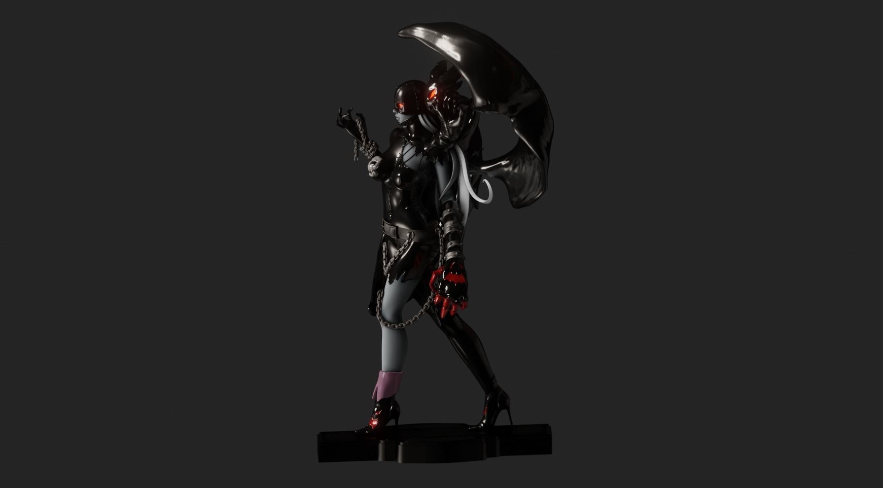 Lady Devimon - 1TO10 STL FILE 3D PRINT MODEL 3D model 3D printable | CGTrader