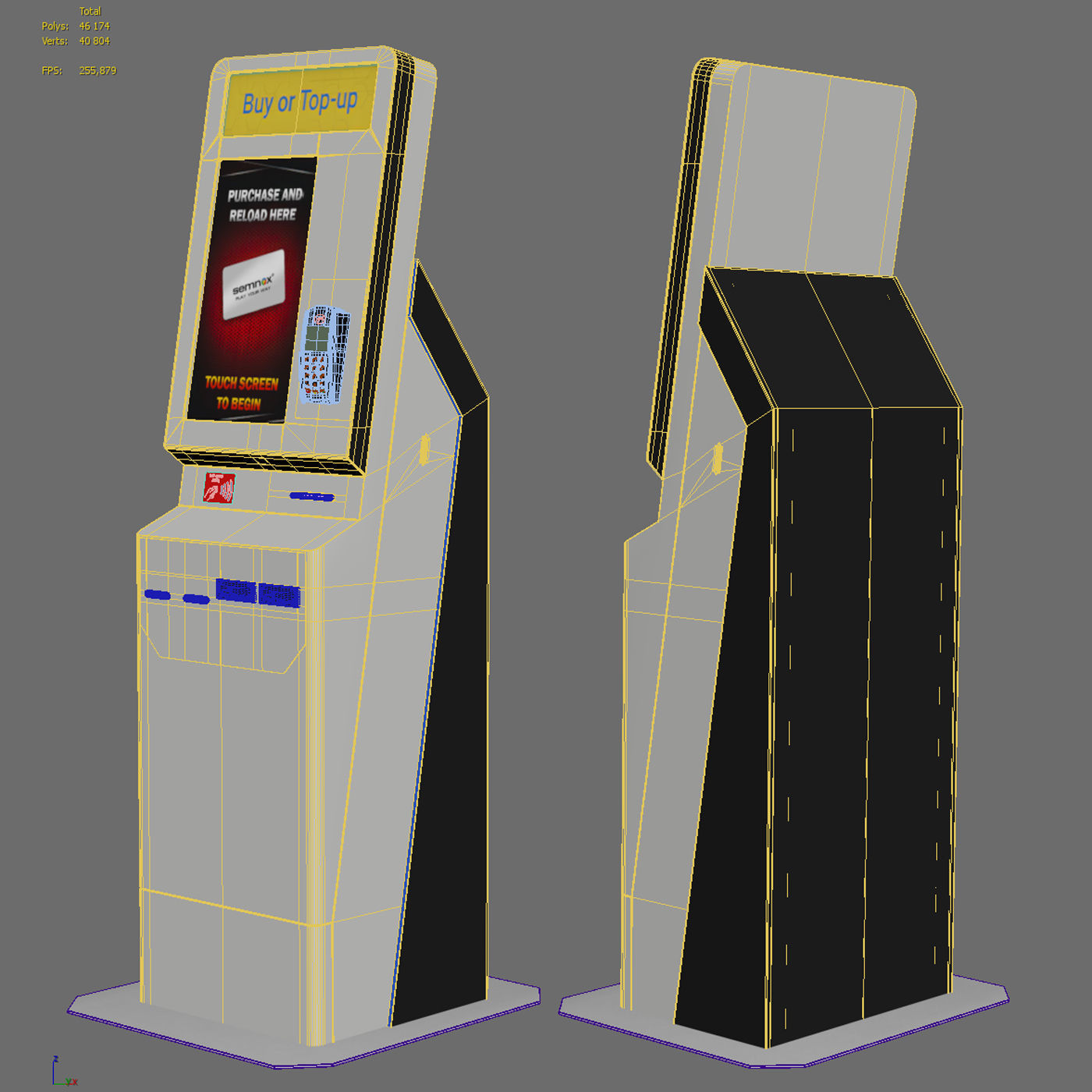 Self-service kiosk Parafait 3D model | CGTrader