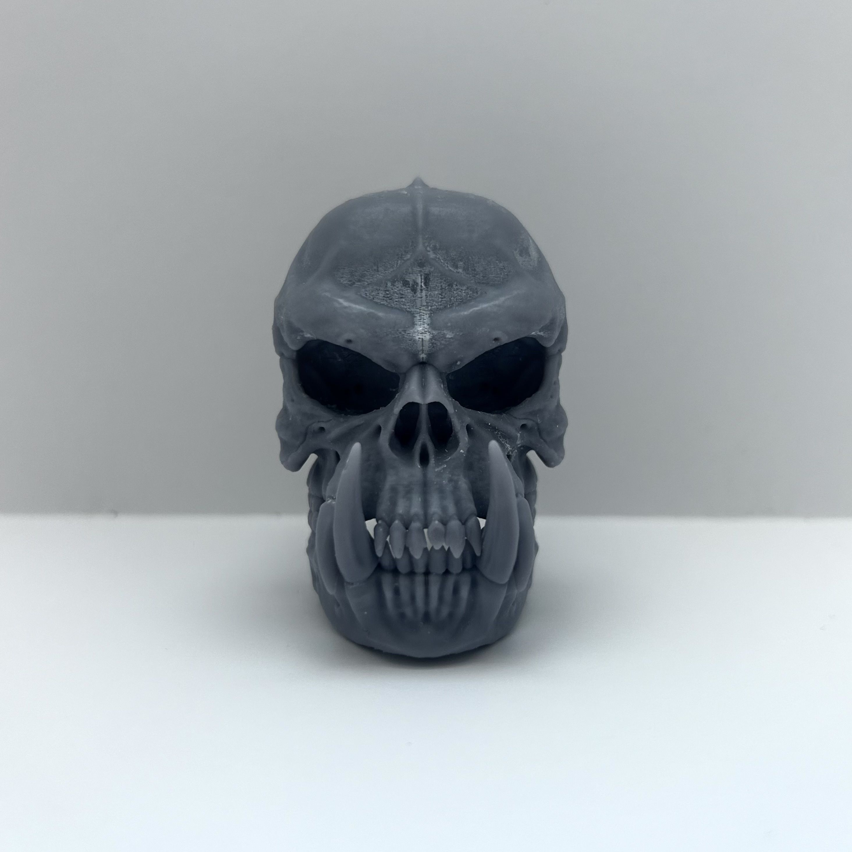 Realistic Orc Skull quarter scale 3D model 3D printable | CGTrader