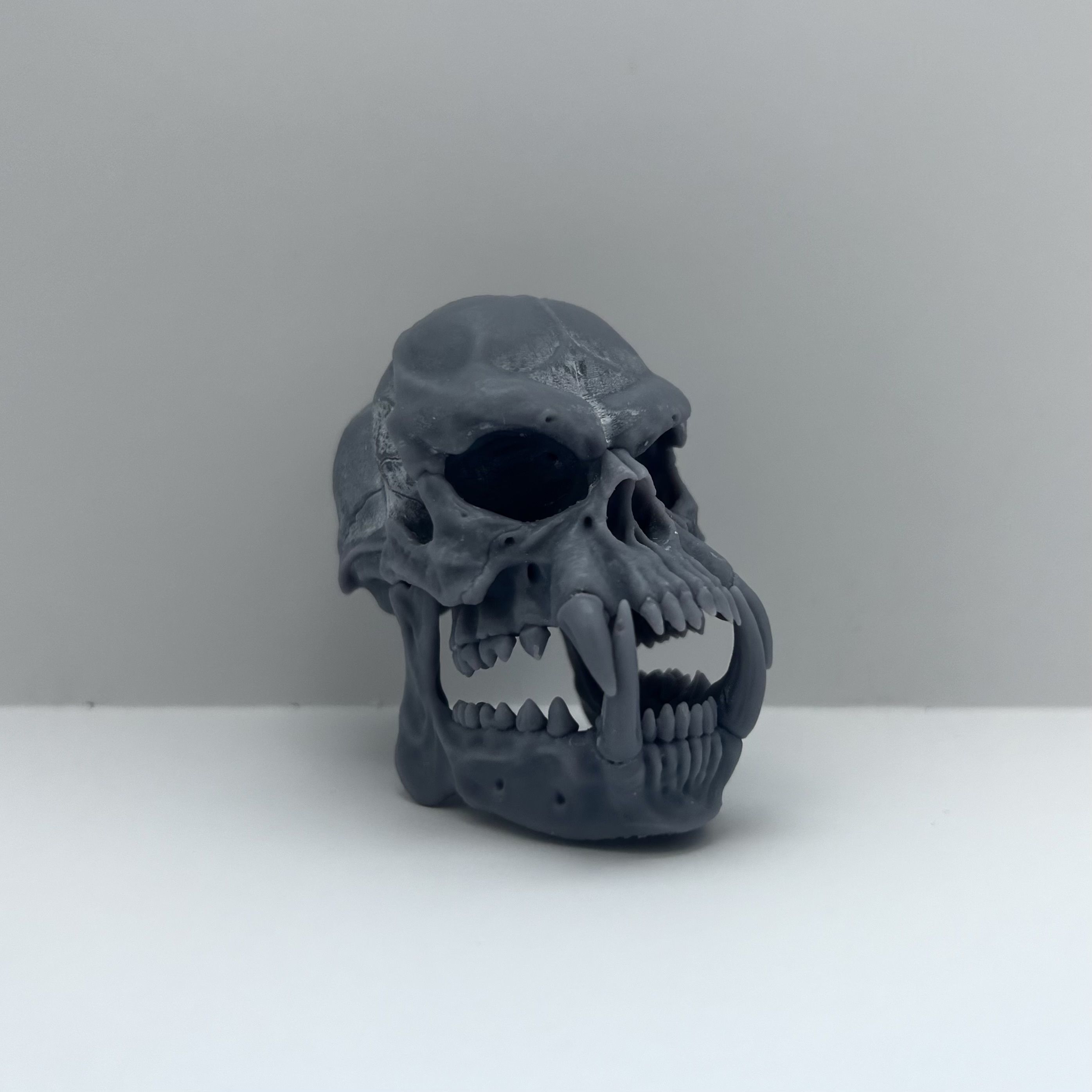 Realistic Orc Skull quarter scale 3D model 3D printable | CGTrader