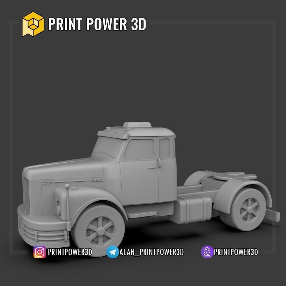 Scania 111 for 3d printing 3D model 3D printable | CGTrader
