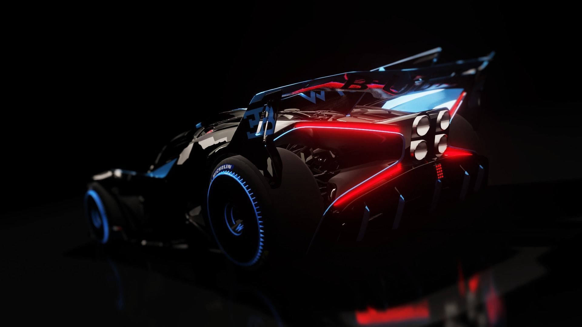 Bugatti Bolide SK Model 3D model rigged | CGTrader