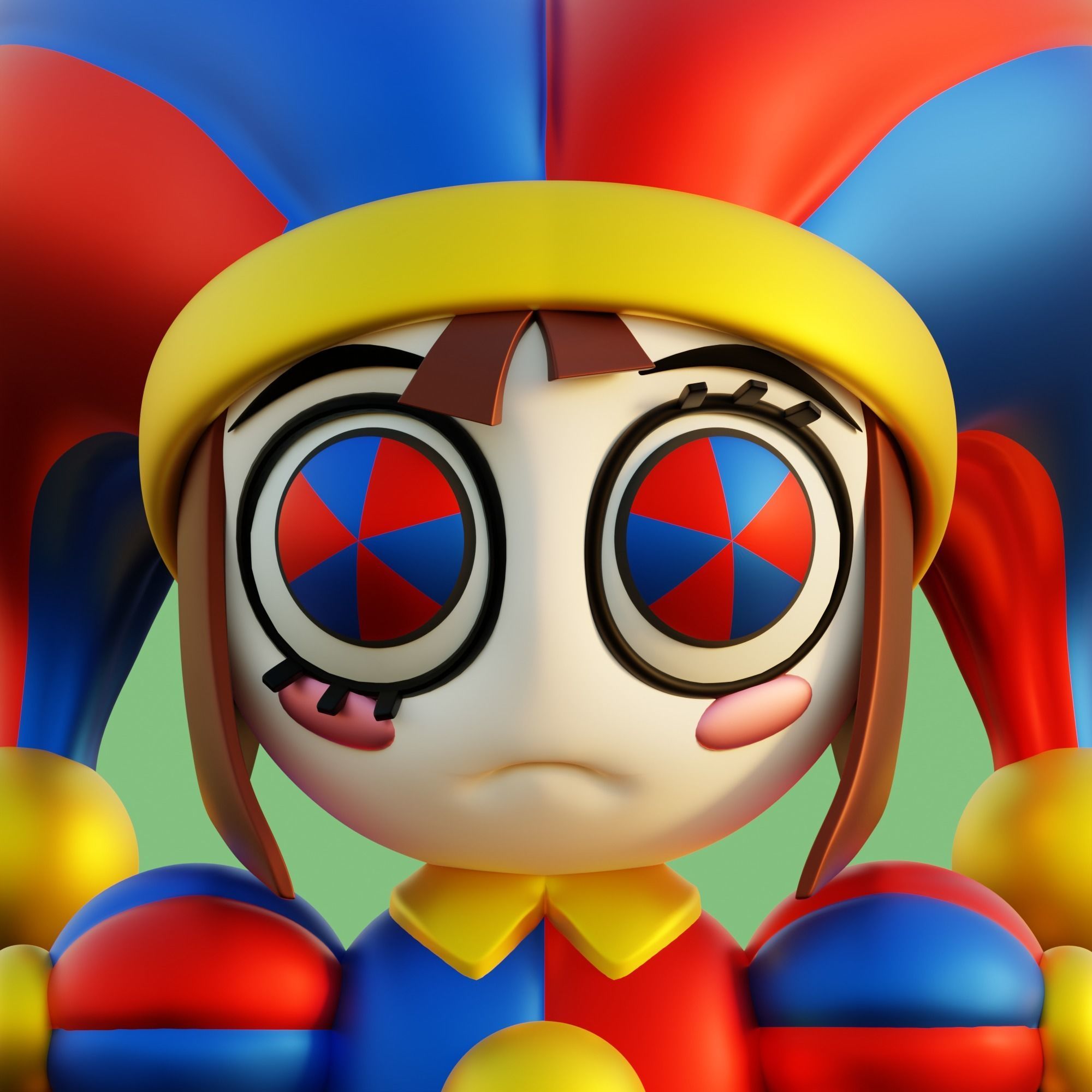 POMNI THE AMAZING DIGITAL CIRCUS 3D model 3D printable | CGTrader