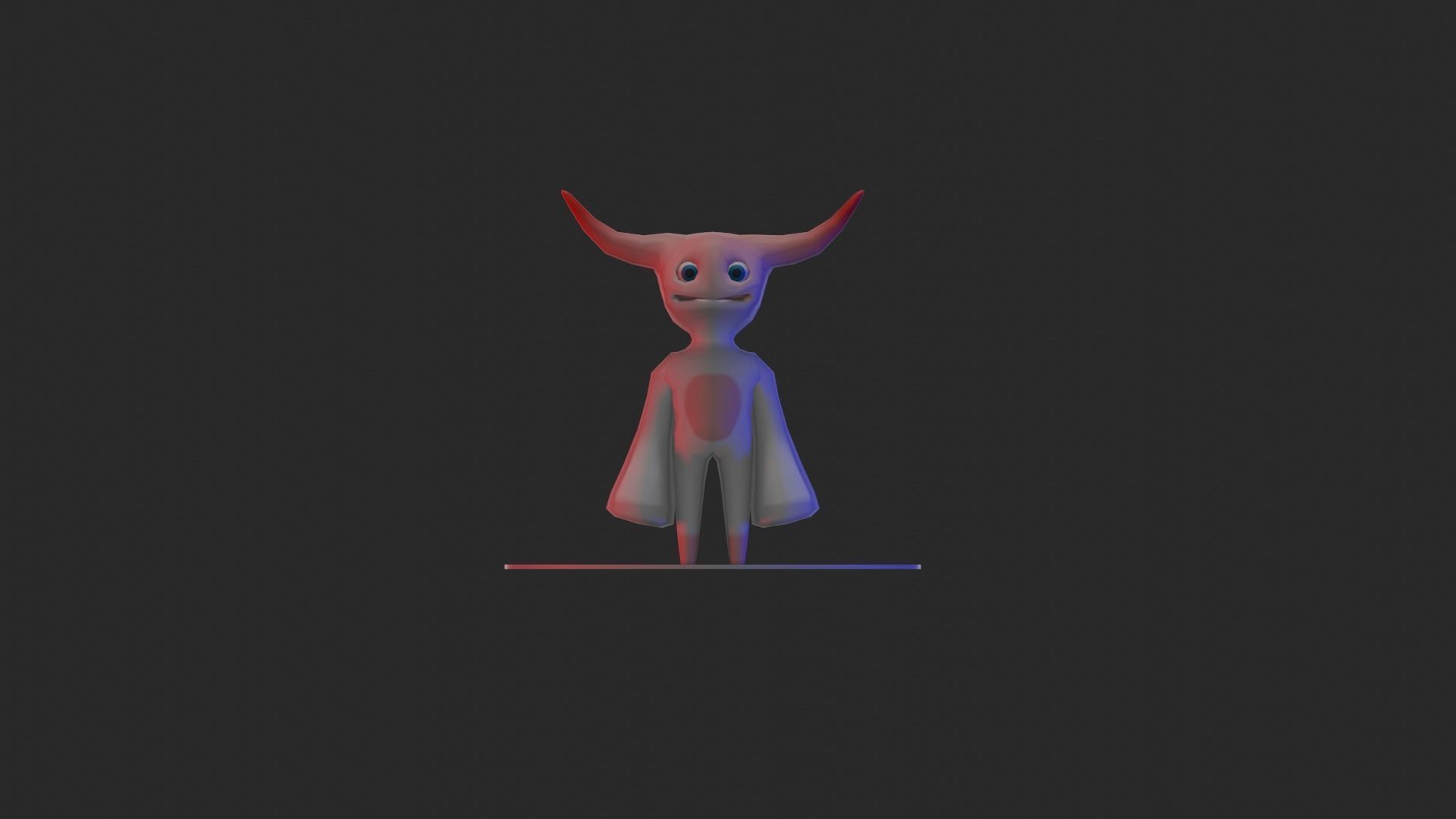 3D model CUTE ANIMATED DEMON CHARACTER VR / AR / low-poly | CGTrader