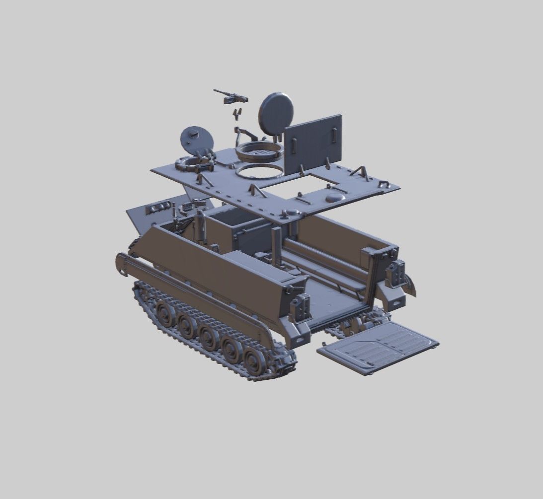 M113 TANK - GIJOE SIZE - FOR 3D PRINTING 3D model 3D printable | CGTrader