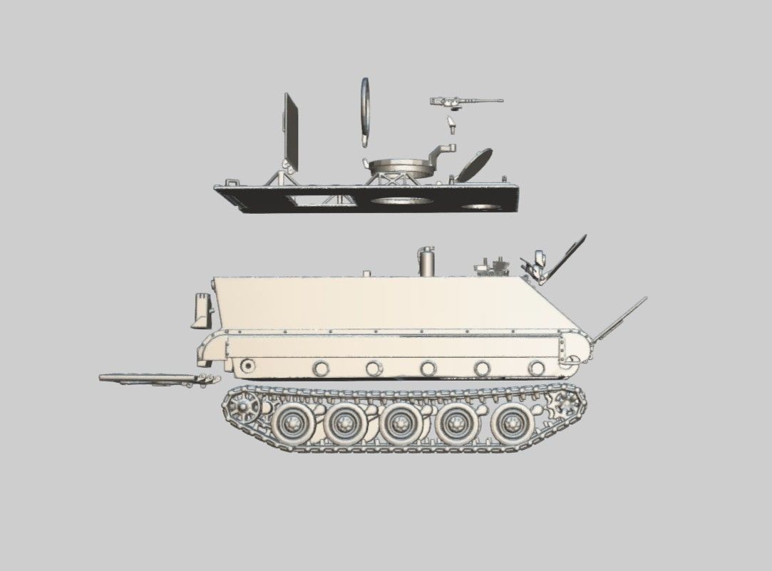 M113 TANK - GIJOE SIZE - FOR 3D PRINTING 3D model 3D printable | CGTrader