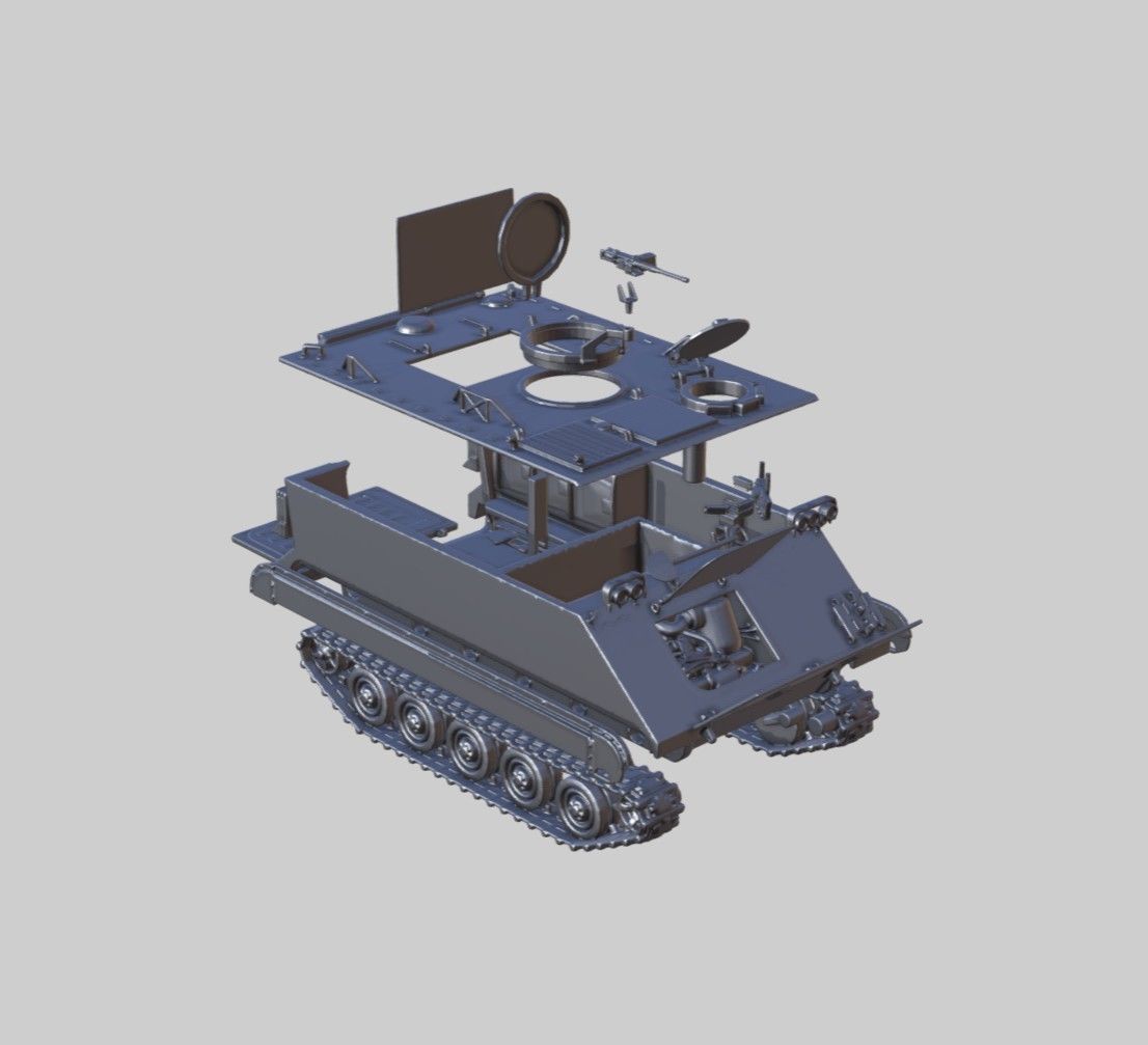 M113 TANK - GIJOE SIZE - FOR 3D PRINTING 3D model 3D printable | CGTrader