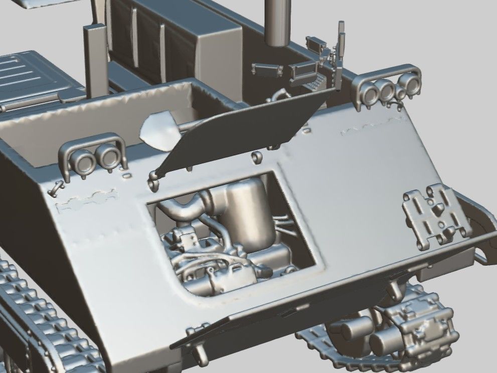M113 TANK - GIJOE SIZE - FOR 3D PRINTING 3D model 3D printable | CGTrader
